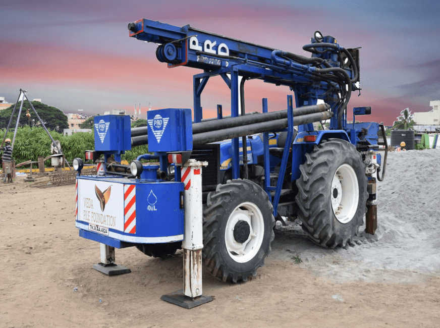 Bored Cast in Situ Pile Contractors in Chennai | Tractor Mounted ...